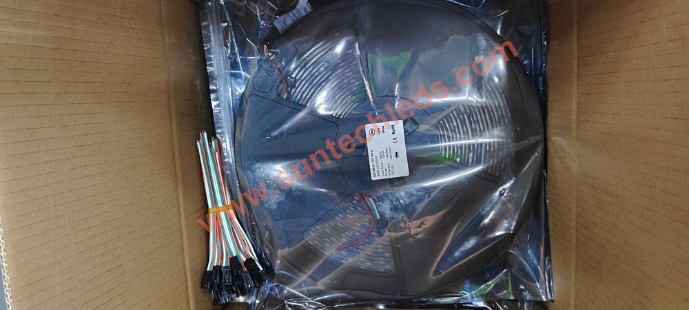 SM16703 LED strip golden colour